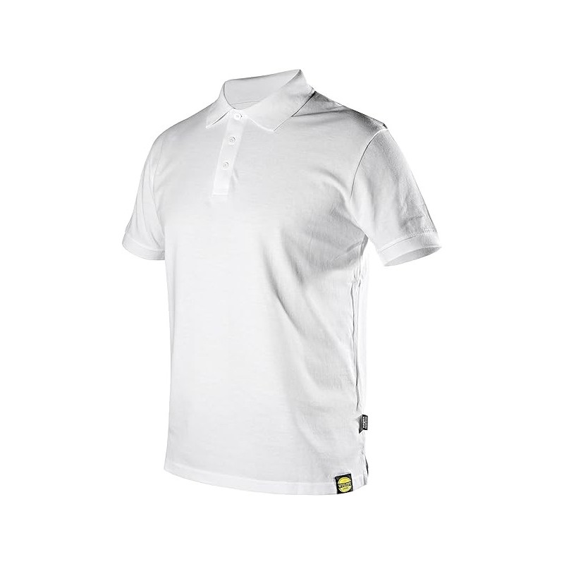 Diadora Utility Polo Modello MC ATLAR Organic - Bianca Taglia L