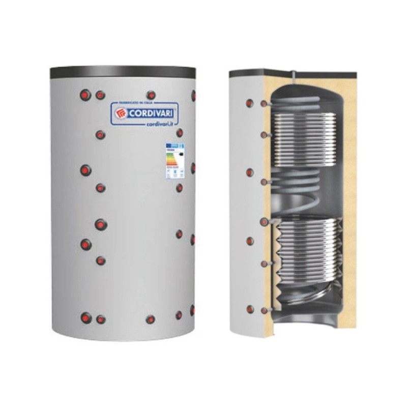 Cordivari Eco Combi 3 VC 1500 L - Termoaccumulatore con Scambiatori